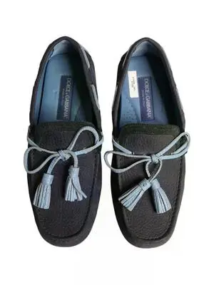 Dolce & Gabbana Tassel-detail Suede Loafers