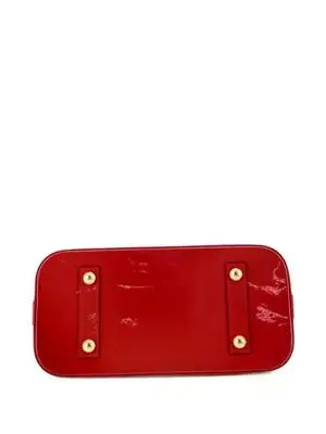 LOUIS VUITTON Alma Handbag Monogram Vernis Pm Satchel