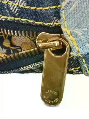 LOUIS VUITTON Patchwork Monogram Denim Tote Bag