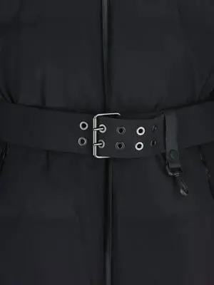 Moncler Sioule Shearling-collar Belted Ski Jacket