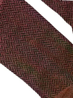 Dolce & Gabbana Herringbone-knit Over-the-calf Socks