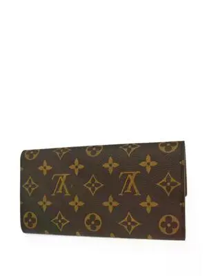 LOUIS VUITTON Pochette Porte Monnaie Monogram Canvas Credit Wallet - Brown