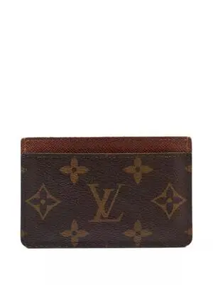 LOUIS VUITTON Monogram-canvas Card Holder