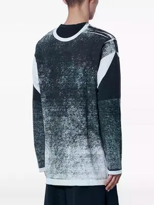 Yohji Yamamoto Distressed Long-sleeve T-shirt