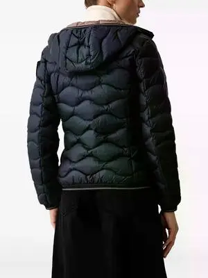 BLAUER. Wave-quilted Hooded Padded Jacket