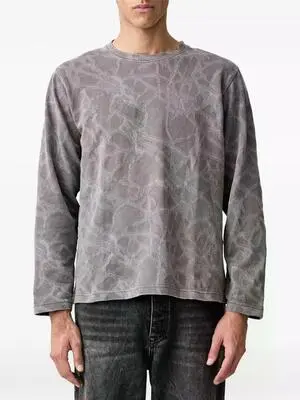BEAMS Patterned Long-sleeved T-shirt