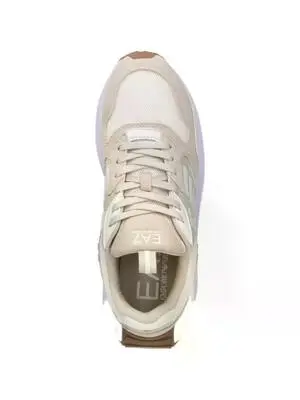 EA7 Logo-patch Panelled Sneakers