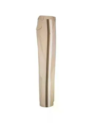 TWP Isabelle Side-stripe Straight-leg Trousers