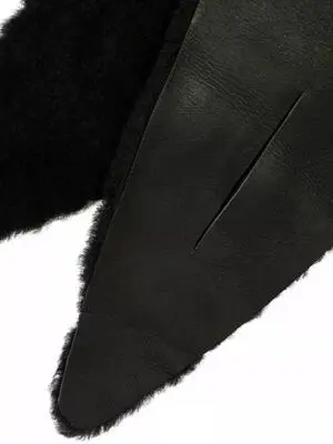 Paul Smith Leather Shearling Stole Scarf
