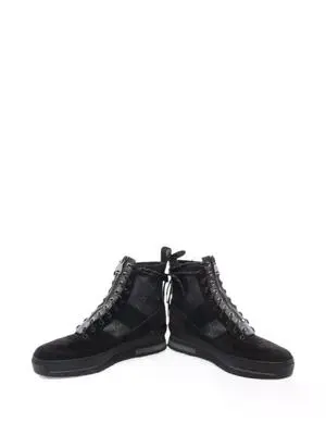 LOUIS VUITTON 2010s Harlem Line High-top Sneakers