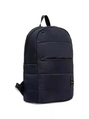 BLAUER. Quilted Logo-patch Backpack