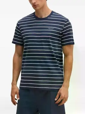 Marc O'polo Striped Cotton Pajamas Set - Blue