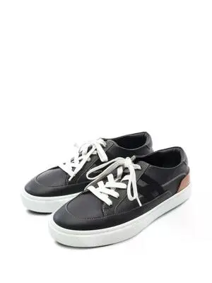 Hermès 2020s Deep Leather Sneakers - Black