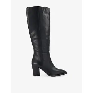 DUNE Tanners Leather Heeled Knee-high Boots