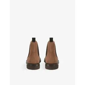 Brunello Cucinelli Tapered Suede Chelsea Boots