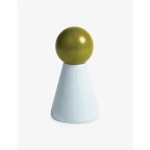 &KLEVERING Halma Small Rubberwood Salt & Pepper Grinder - Blue