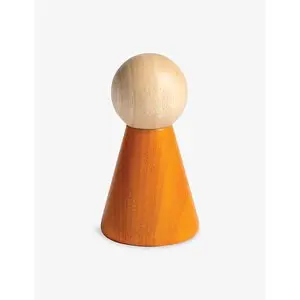 &KLEVERING Halma Small Rubberwood Salt & Pepper Grinder - Orange