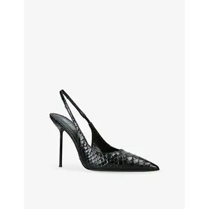 Paris Texas Lidia 105 Embossed Leather Sling-backs