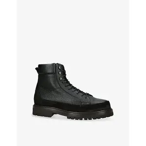 Brunello Cucinelli Suede-panel Leather Hiking Boots