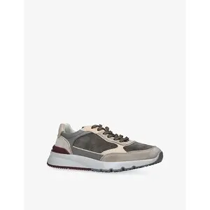 Brunello Cucinelli Contrast-panel Suede Trainers