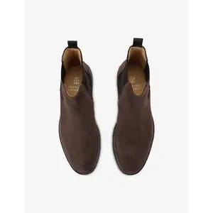 Brunello Cucinelli Tapered Suede Chelsea Boots