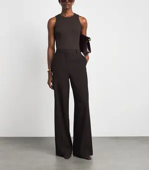 JOSEPH Stretch-cotton Yeux Tank Top