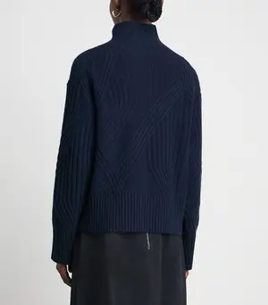 JOSEPH Merino Wool Ribbed Isabel Sweater