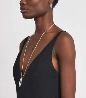 AMI Paris Wool Gabardine Midi Dress