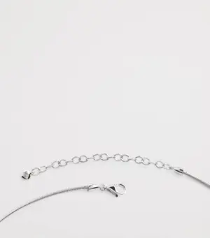 Monica Vinader Sterling Silver And Aquamarine Odyssey Gemstone Necklace