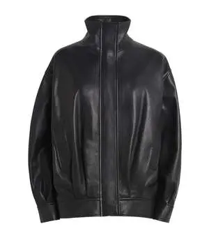 ARMA Leather Paula Bomber Jacket