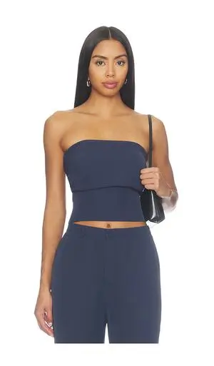 SNDYS. X Revolve Roma Top - Navy