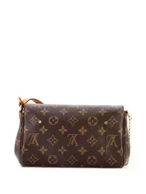 LOUIS VUITTON Favorite Handbag Monogram Canvas Pm Clutch Bag