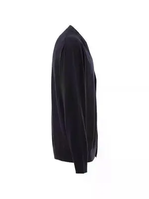 Alpha Studio V-neck Merino Wool Cardigan