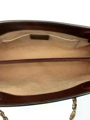 Gucci 2000-2015 Small Calfskin Web Ophidia Chain Crossbody Bag
