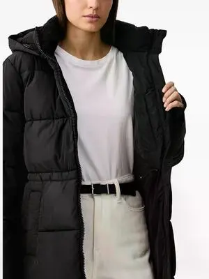 Karl Lagerfeld Hooded Quilted Coat