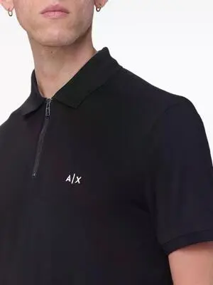 Armani Exchange Polo Shirt In Technical Fabric