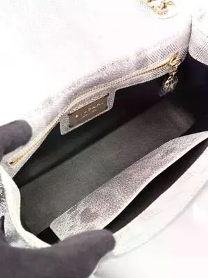 BVLGARI 2010s Serpenti Cabochon Shoulder Bag