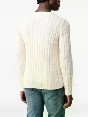Lindbergh Cable-knit Crew-neck Sweater