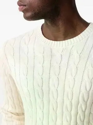 Lindbergh Cable-knit Crew-neck Sweater