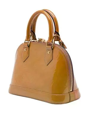 LOUIS VUITTON 2013 Monogram Vernis Alma Bb Satchel