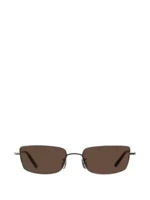 THISTLES The Jean Rectangle-frame Sunglasses - Silver