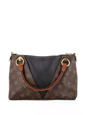 LOUIS VUITTON V Monogram Canvas And Leather Bb Tote Bag