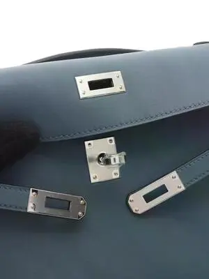 Hermès 2026 Mini Kelly Cut Tote Bag - Blue