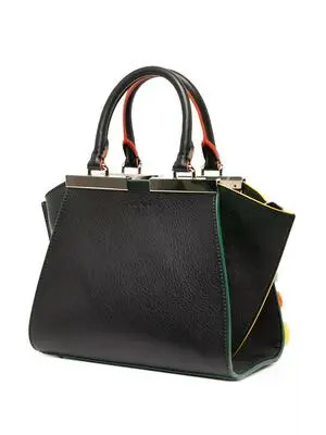 Fendi 2010-2026 Mini Leather Pom Pom 3jours Satchel