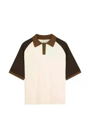ARTE ANTWERP Colorblock Raglan-sleeve Sweater - Neutrals