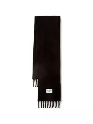 Marc O'polo Fringed Wool Scarf - Brown