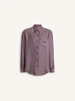 Balmain Printed Silk Shirt - Multicolor