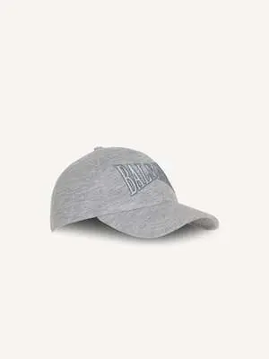 Balmain Embroidered Jersey Cap