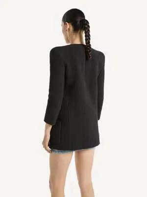 Balmain Tweed Jacket - Black