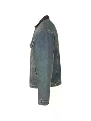 AMISH SUPPLIES El Paso Contrasting-collar Denim Jacket